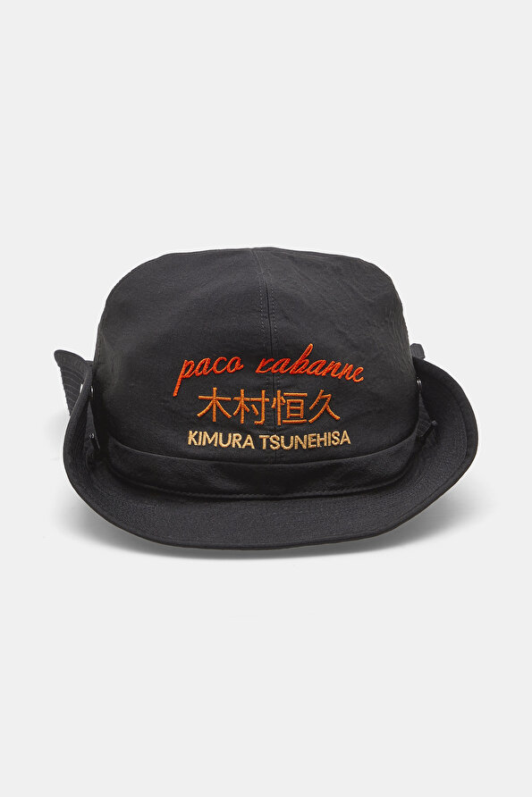 BLACK PACO RABANNE HAT
